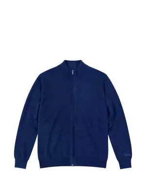 MC2 SAINT BARTH Zip-up Cardigan - Blue