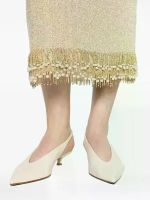 Simkhai Zeni Pearl Fringe Skirt