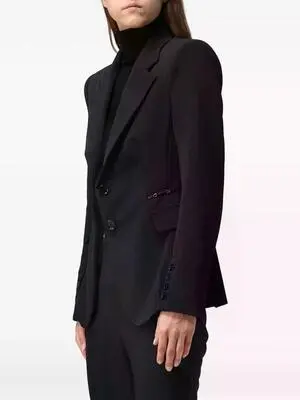 Elisabetta Franchi Jacket In Double Layer Stretch Crêpe Fabric