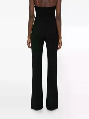 Sportmax Pressed-crease Flared Trousers