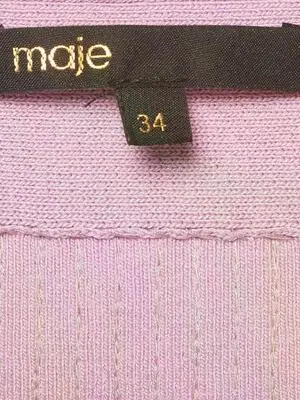 Maje Sequin-embellished Knit Mini Skirt