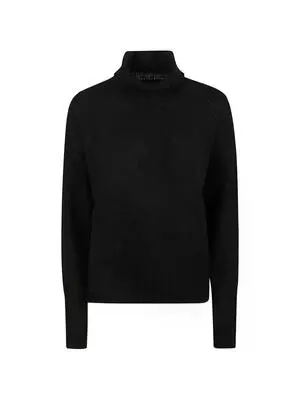 ARAGONA High-neck Cashmere Sweater - Black