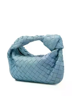 Bottega Veneta 2012-2026 Mini Nappa Intrecciato Jodie Hobo Bag - Blue
