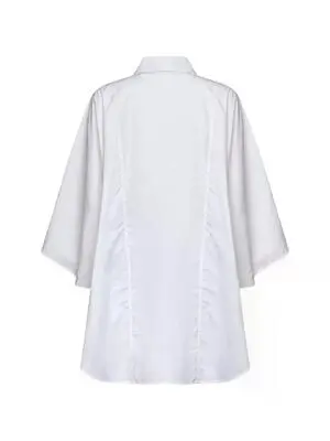 Co Bib-detail Batwing-sleeve Shirt