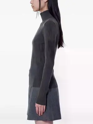 Max Mara Ribbed-knit Turtleneck Sweater