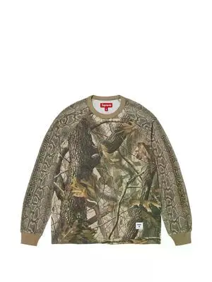 Supreme Realtree Hardwoods Camo Raglan Sweatshirt - Neutrals