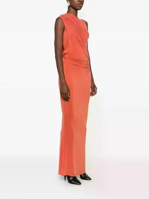 Balmain Draped Maxi Dress