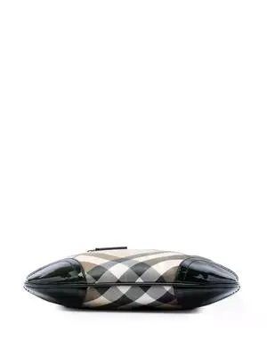 Burberry 2000-2017 Supernova Check Coated Canvas Dryden Crossbody Bag