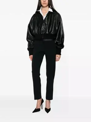 Ermanno Scervino Satin-trim Tailored Trousers