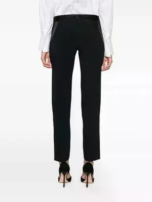 Ermanno Scervino Satin-trim Tailored Trousers