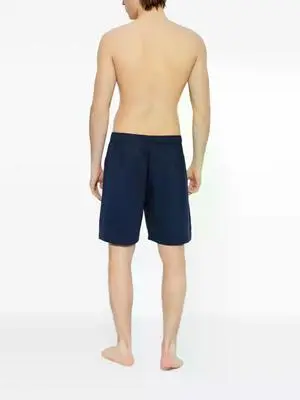 Hanro Drawstring Side-stripe Shorts