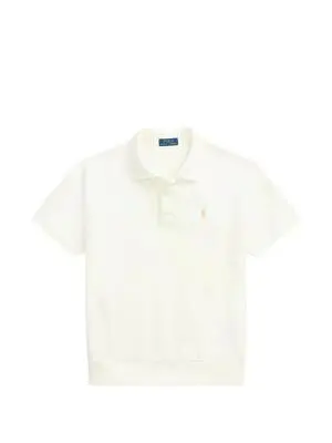 Polo Ralph Lauren Logo-embroidered Short-sleeve Polo Shirt - Neutrals
