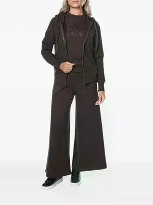 Armani Exchange Logo-embroidered Zip-up Hoodie