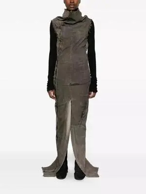 Rick Owens Distressed Panelled Dress