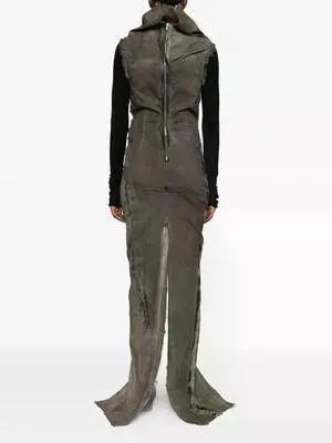 Rick Owens Distressed Panelled Dress
