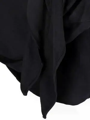 LOW CLASSIC Asymmetric Ruffled T-shirt