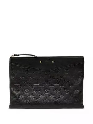 LOUIS VUITTON 2018 Monogram Empreinte Daily Pouch Clutch Bag