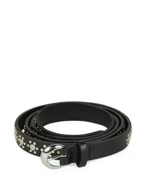 Orciani Studded Leather Belt