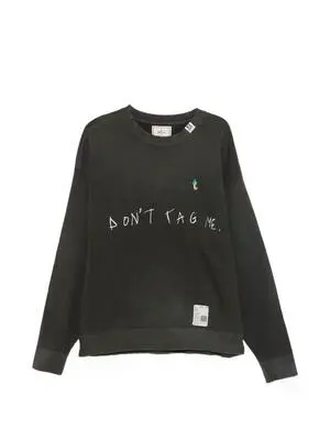Mihara Yasuhiro Logo-print Embroidered Sweatshirt - Black