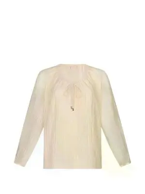 Liu Jo Sheer Vertical-stripe Blouse