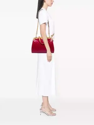 LOUIS VUITTON 2014 Monogram Vernis Brea Mm Satchel