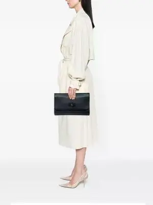 Gucci 2016-2026 Calfskin Bamboo Daily Clutch Bag