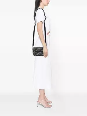 Dior 2019 Mini Oblique Canvas Safari Crossbody Bag