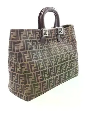 Fendi 2000-2010 Zucca Canvas Tote Bag