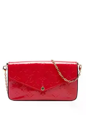 LOUIS VUITTON 2018 Monogram Vernis Pochette Felicie Crossbody Bag