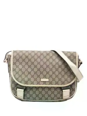 Gucci 2016-2026 Gg Supreme Crossbody Bag - Neutrals