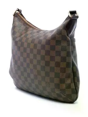 LOUIS VUITTON 2009 Damier Ebene Bloomsbury Pm Crossbody Bag - Brown