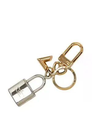 LOUIS VUITTON 2016 Plated And Brass Kaleido V Bag Charm And Holder Key Chain