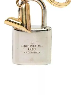 LOUIS VUITTON 2016 Plated And Brass Kaleido V Bag Charm And Holder Key Chain