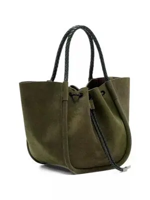 Proenza Schouler Small Ruched Braided Tote Bag - Green