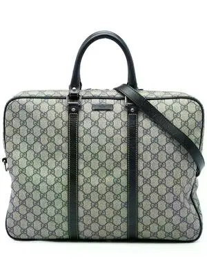 Gucci 2016-2026 Gg Supreme Business Bag - Neutrals