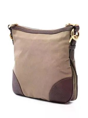 Prada 2010-2026 Canvas Canapa Logo Crossbody Bag - Neutrals