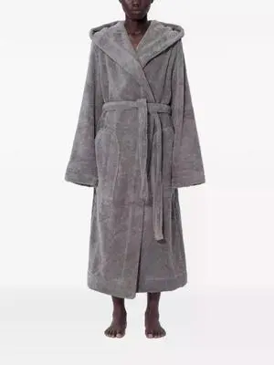 Rick Owens Hooded Terry-cloth Bathrobe - Grey