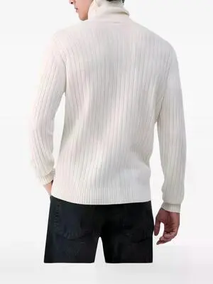 Liu Jo Wool And Cashmere Turtleneck Sweater - White