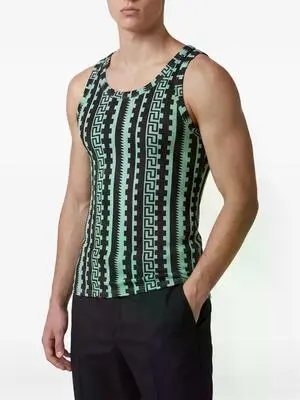 Versace Greca-print Tank Top