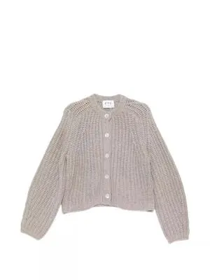 FTC Chunky-knit Buttoned Cardigan