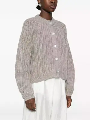 FTC Chunky-knit Buttoned Cardigan