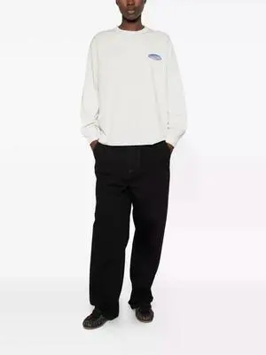 SNOW PEAK Graphic-print Long-sleeved T-shirt