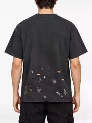 WARMAN Distressed Skeleton-print T-shirt
