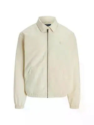Polo Ralph Lauren Logo-embroidered Zip-up Jacket - Neutrals