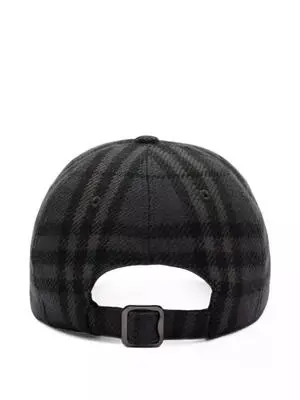 Burberry Check Wool Baseball Cap