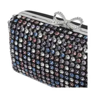 SELF-PORTRAIT Multi Crystal Clutch