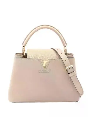 LOUIS VUITTON 2021-2026 Taurillon Capucines Bb Satchel - Neutrals