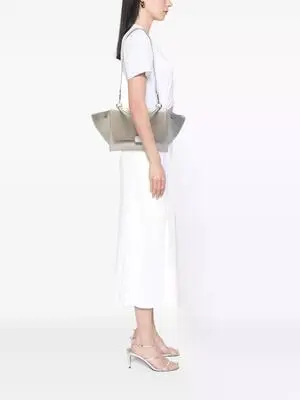 Celine 2016 Small Tricolor Leather Trapeze Satchel