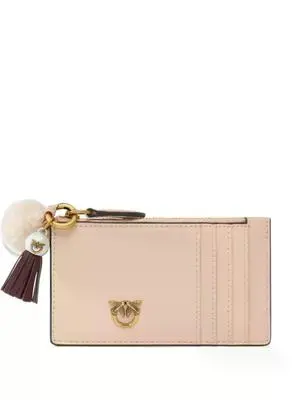 Pinko Love Birds Cardholder - Neutrals
