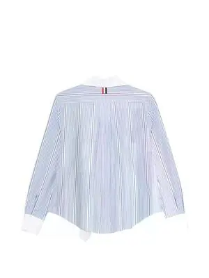 Thom Browne Striped Removable-collar Blouse